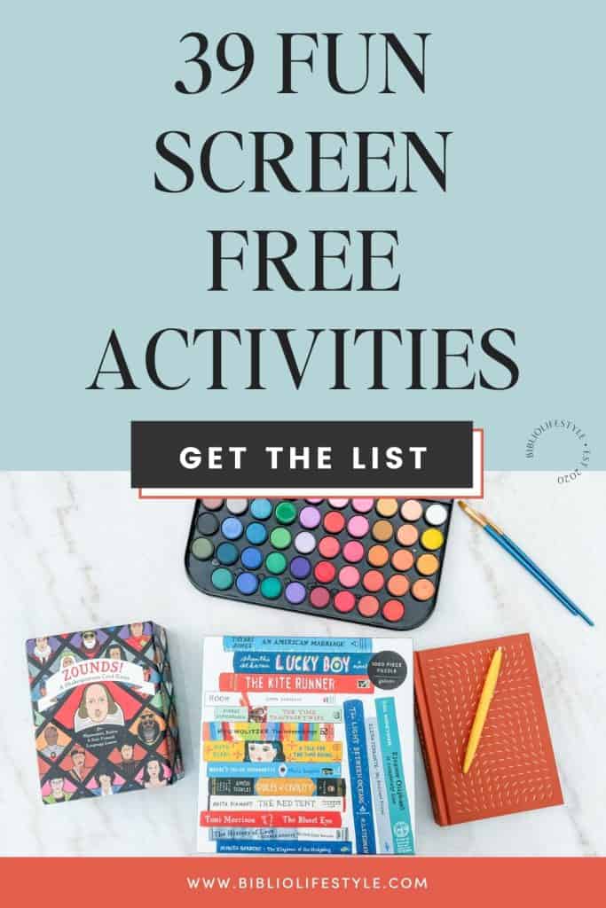 Screen-Free Activities: 39 Fun Ideas for Adults, Kids, and Families