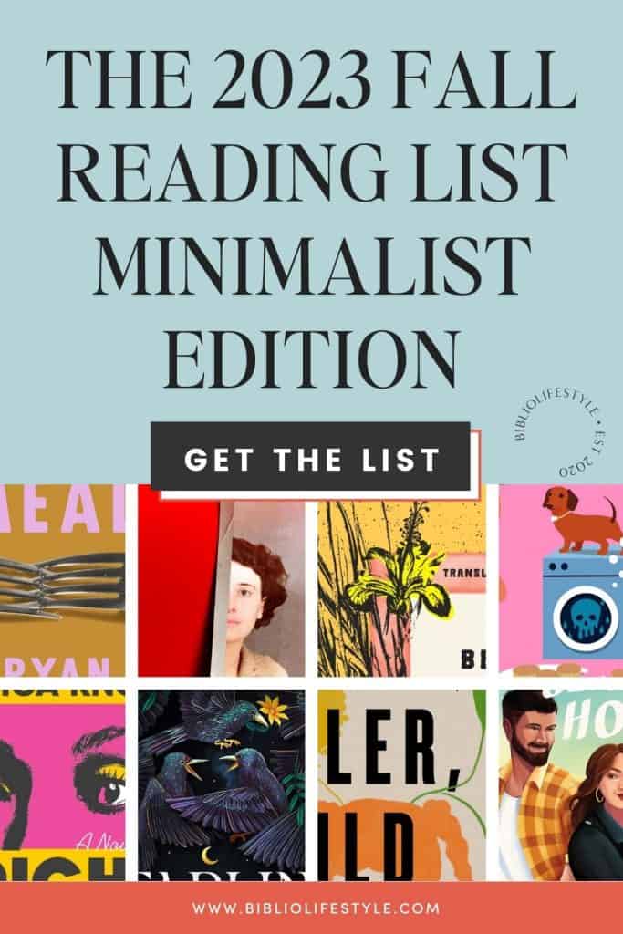 The 2023 Minimalist Fall Reading List: 8 New Books for a Cozy Season