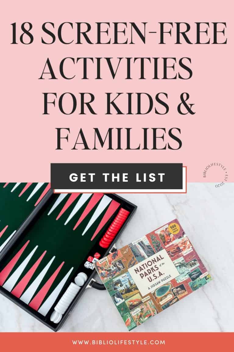 Screen-Free Activities for Kids and Families: Fun Ideas to Connect Offline